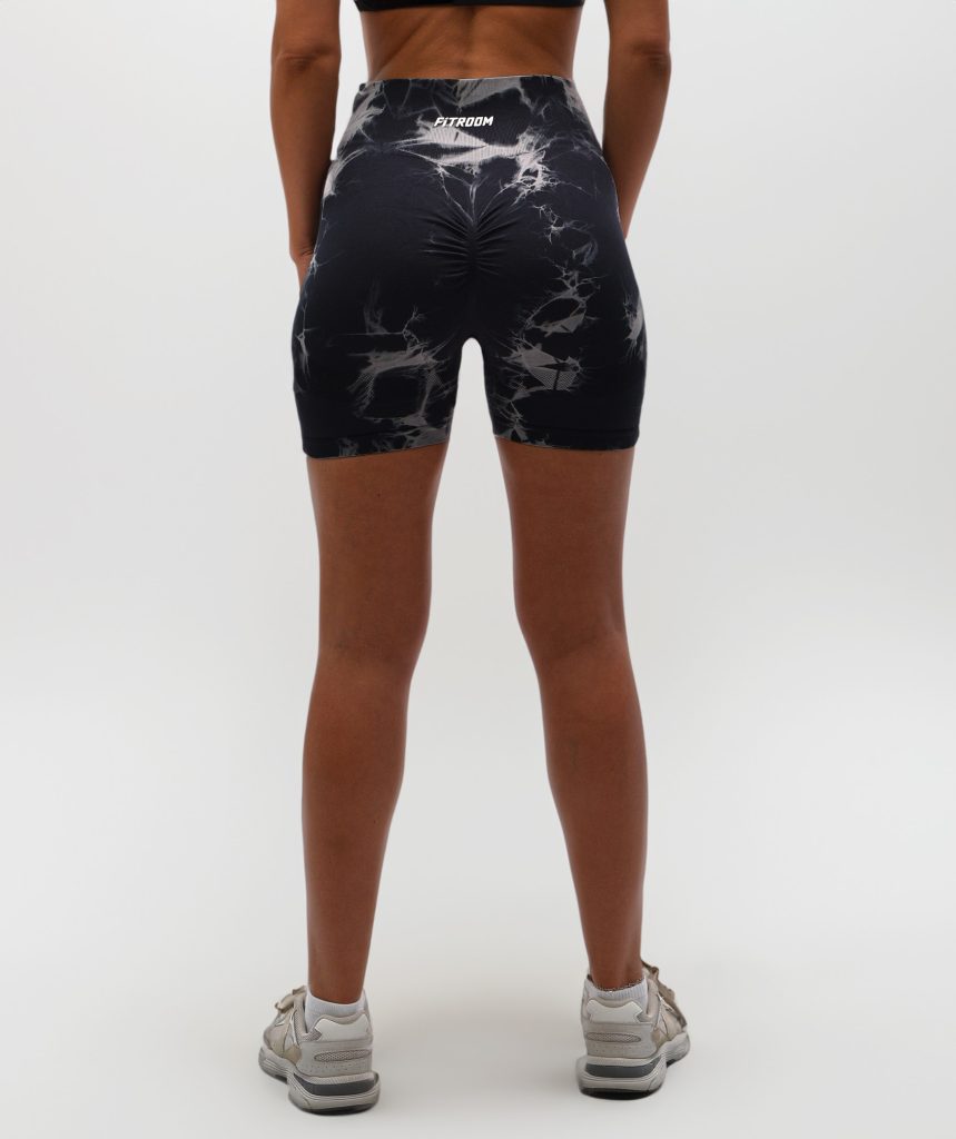 Push-up შორტი Black Cosmos - Fitroom