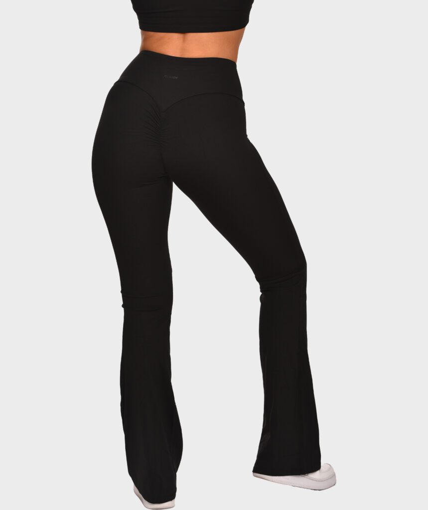 Push-up Flared Leggings Black Podium - Fitroom