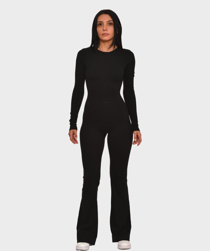 Push-up Jumpsuit Black Podium - Fitroom
