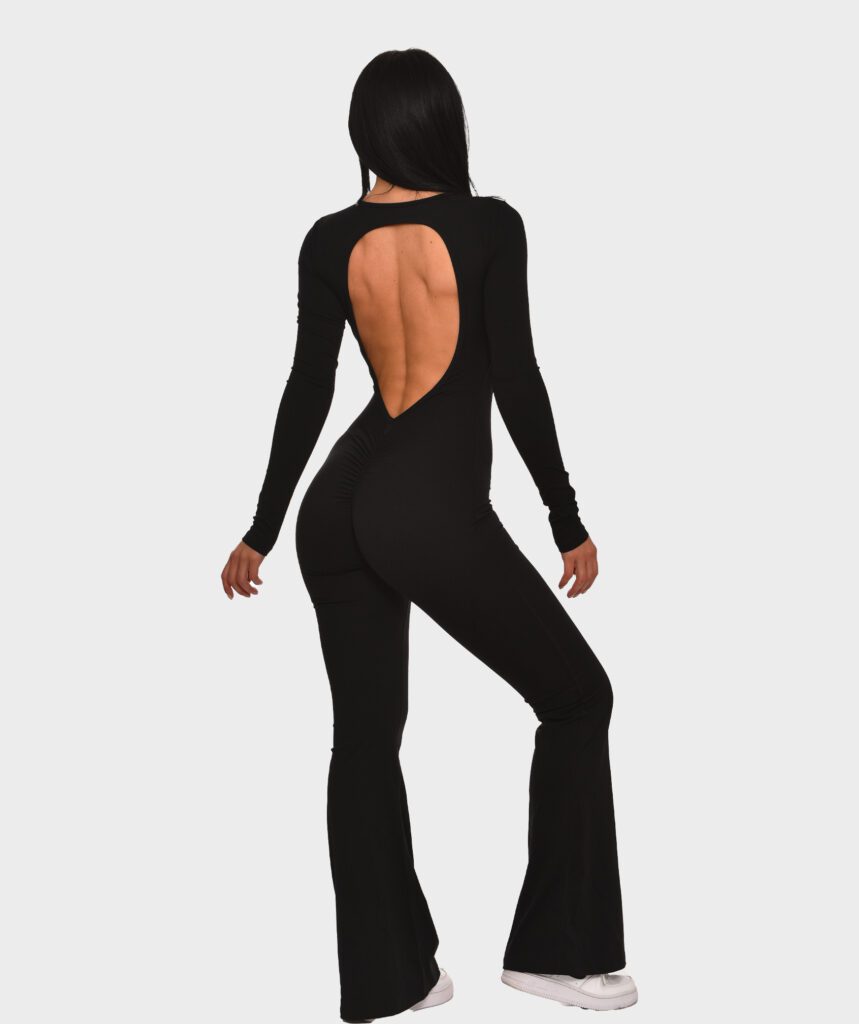 Push-up Jumpsuit Black Podium - Fitroom