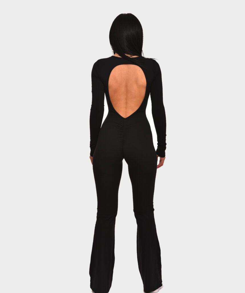 Push-up Jumpsuit Black Podium - Fitroom