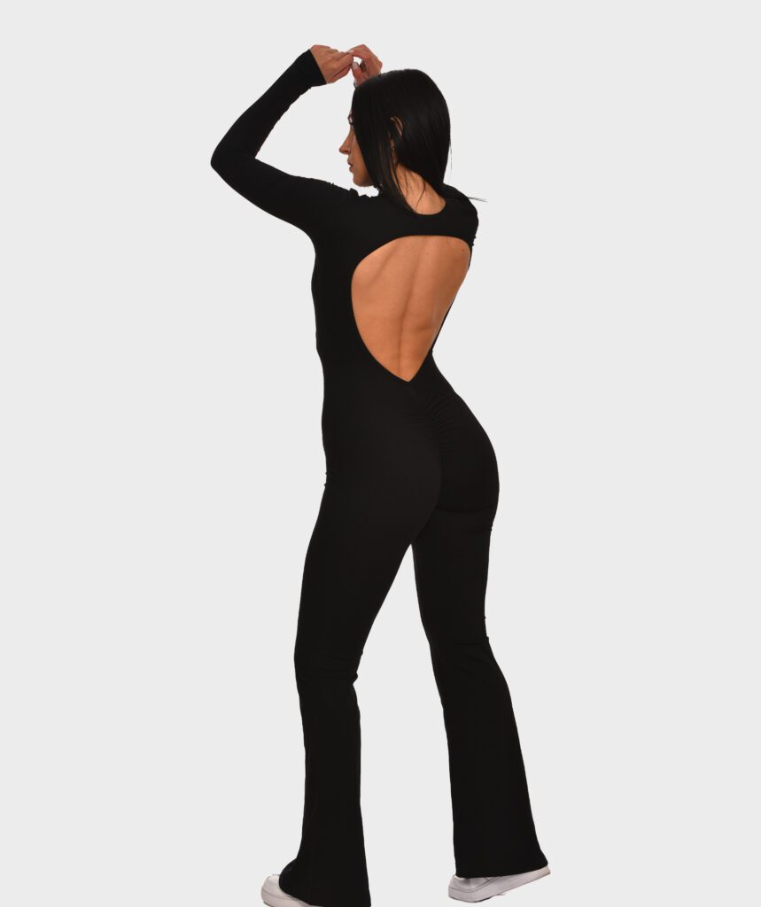 Push-up Jumpsuit Black Podium - Fitroom