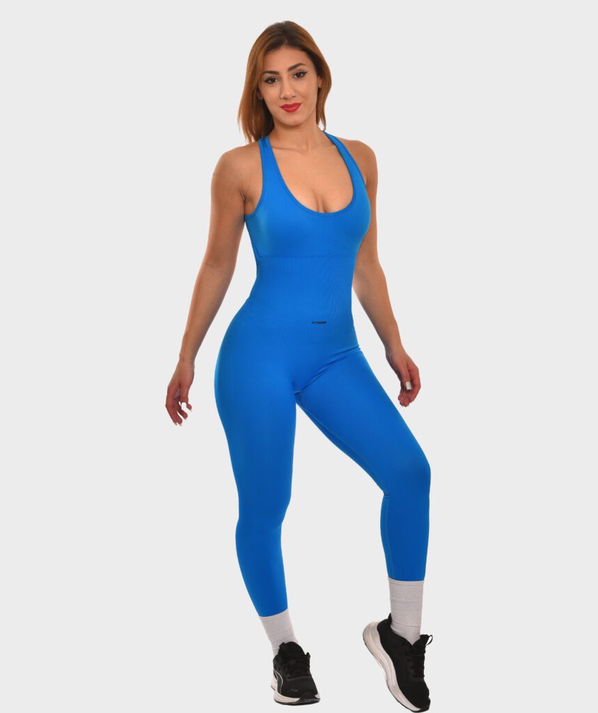 Push-up Jumpsuit Royal Blue Victory - Fitroom