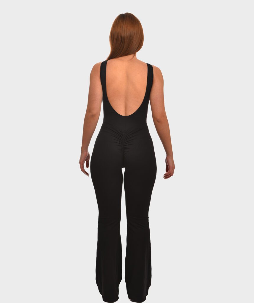 Push-up Jumpsuit Black Fuel - Fitroom